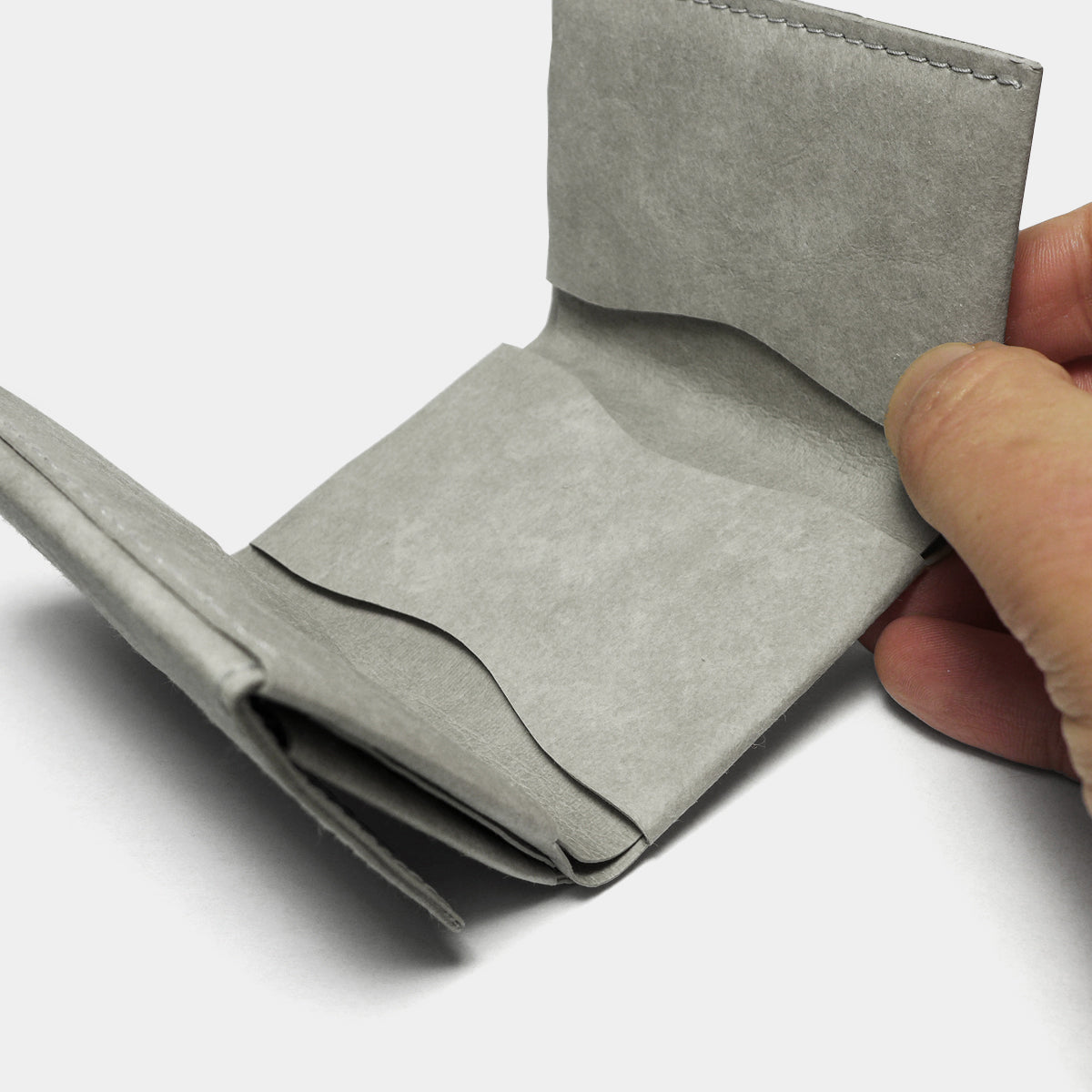 Grauer Geldbeutel aus Papier | Formstabil & Langlebig – STARBEIT